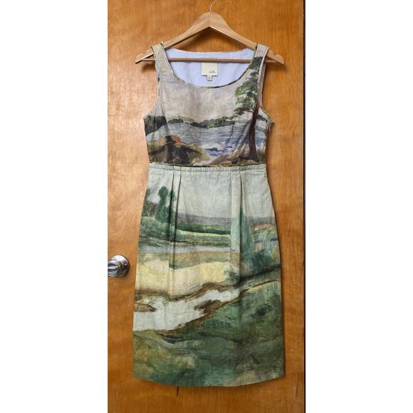 Anthropologie | Dresses | Anthropologie Odille Artists Rendering ...